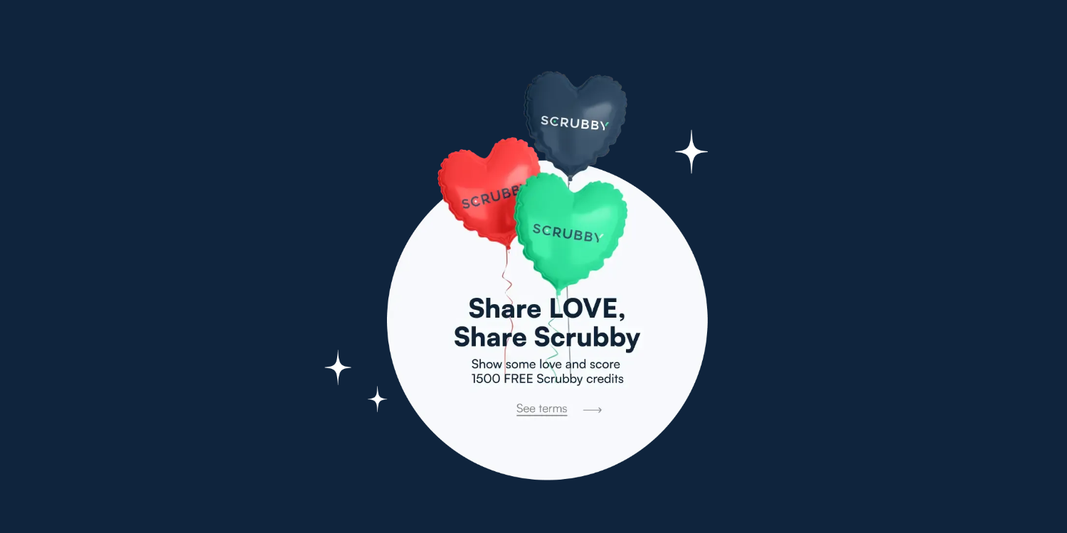 Spread Love, Share Scrubby - Scrubby